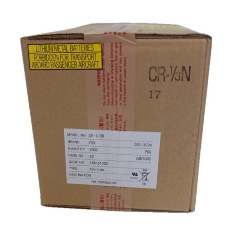 FDK CR-1/3N Battery - MnO2-Li Cell 3 Volts – MedicalBatteryPros.com