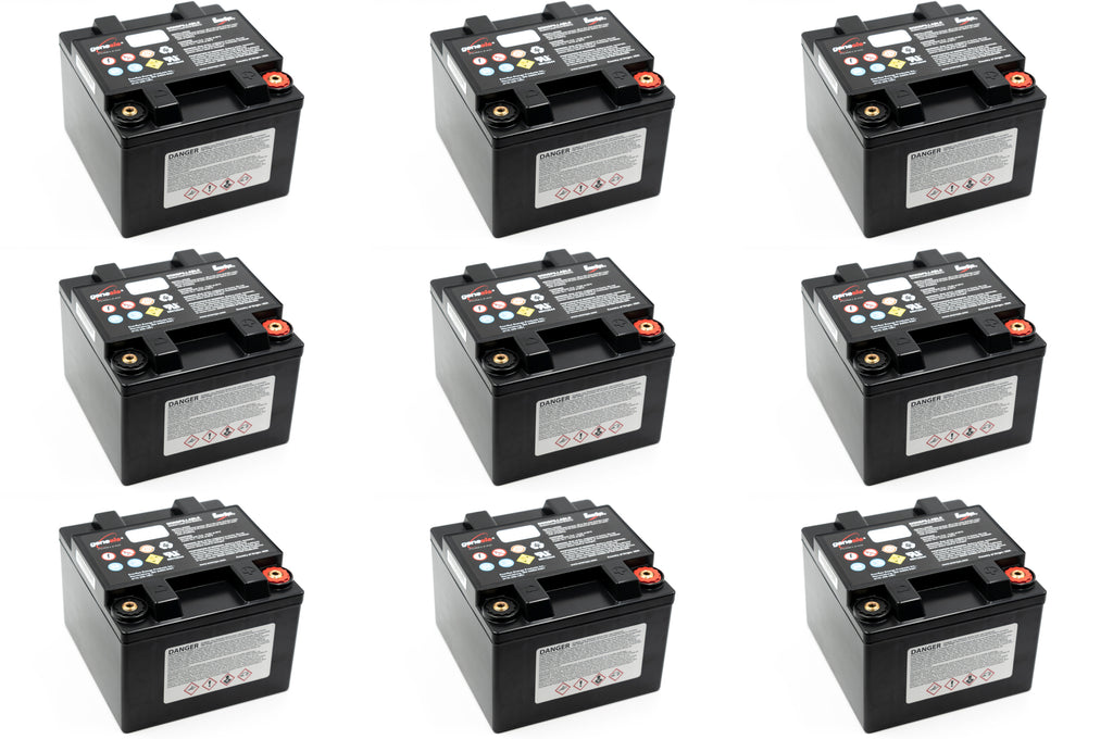 General Electric AMX-IV, AMX-IV Plus Battery (9 Batteries, 3 Trays, Se ...